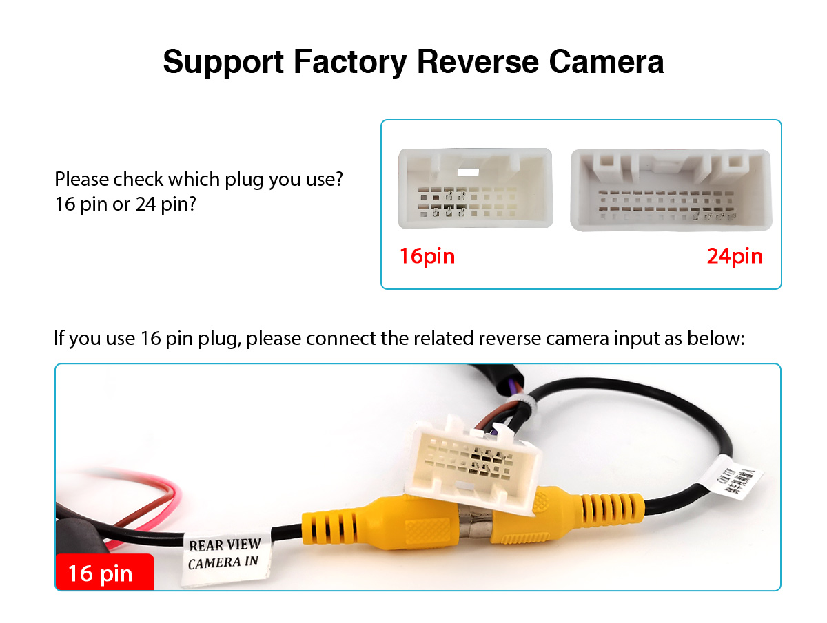 Hyundai Kia Android Head Unit Connect Harness with Canbus Decoder
