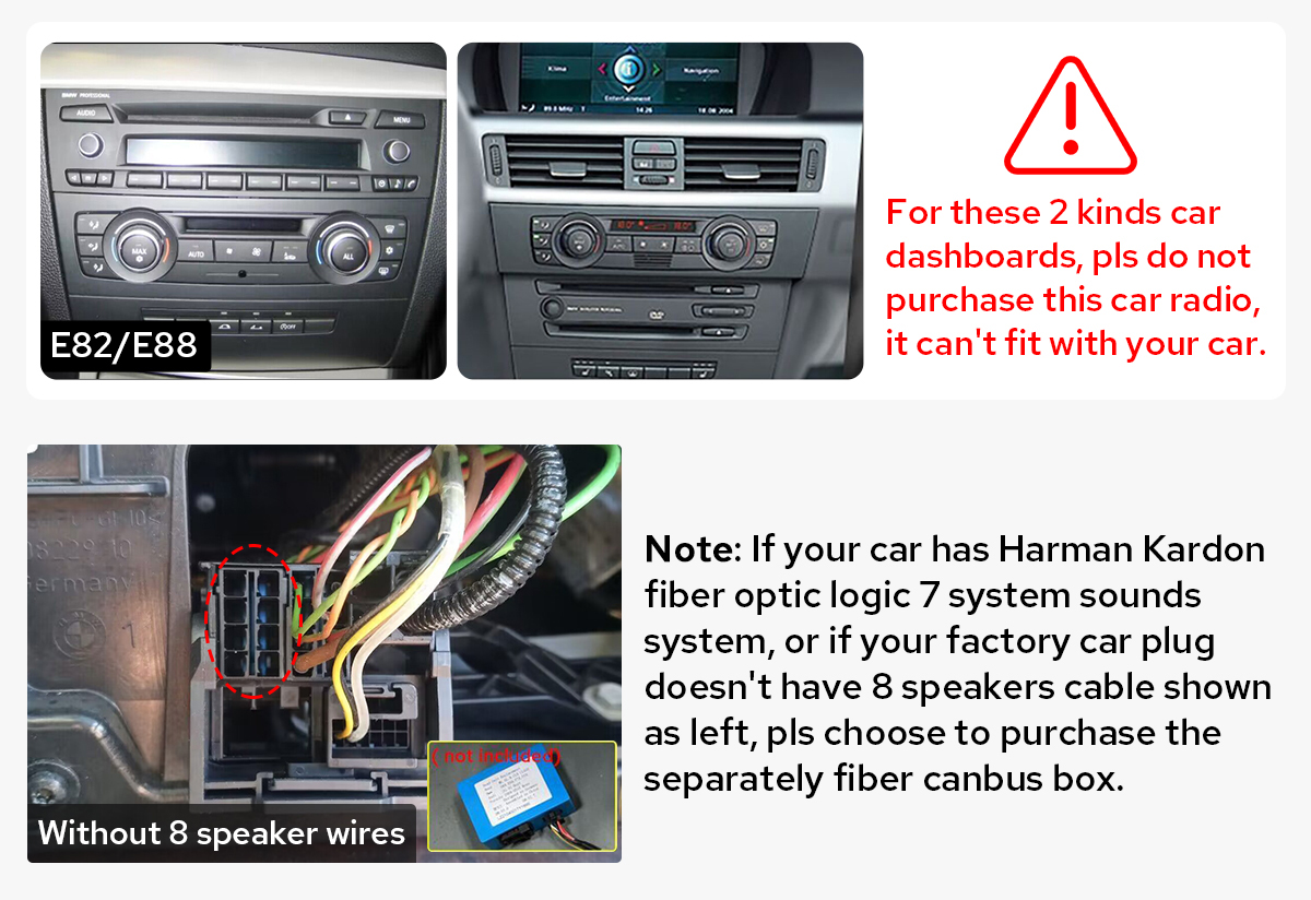 BMW E90 Aftermarket Head Unit GPS Navigation - Joying