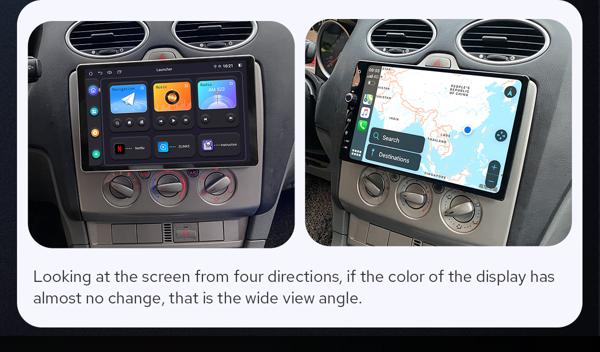 Ford Focus Android 12 Head Unit with DSP - Joying