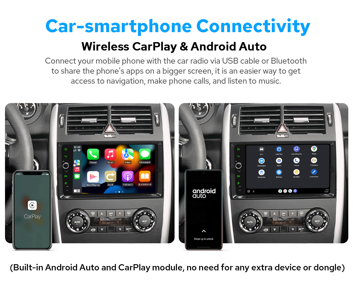 Mercedes-Benz W169 W245 B200 Android 12 Head Unit - Joying