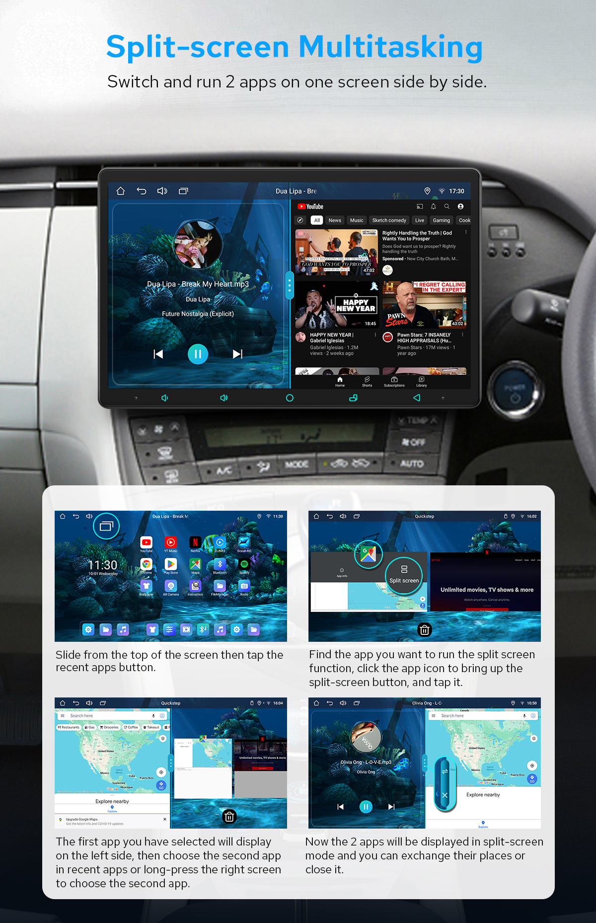 Toyota Prius Head Unit Replacement - Joying