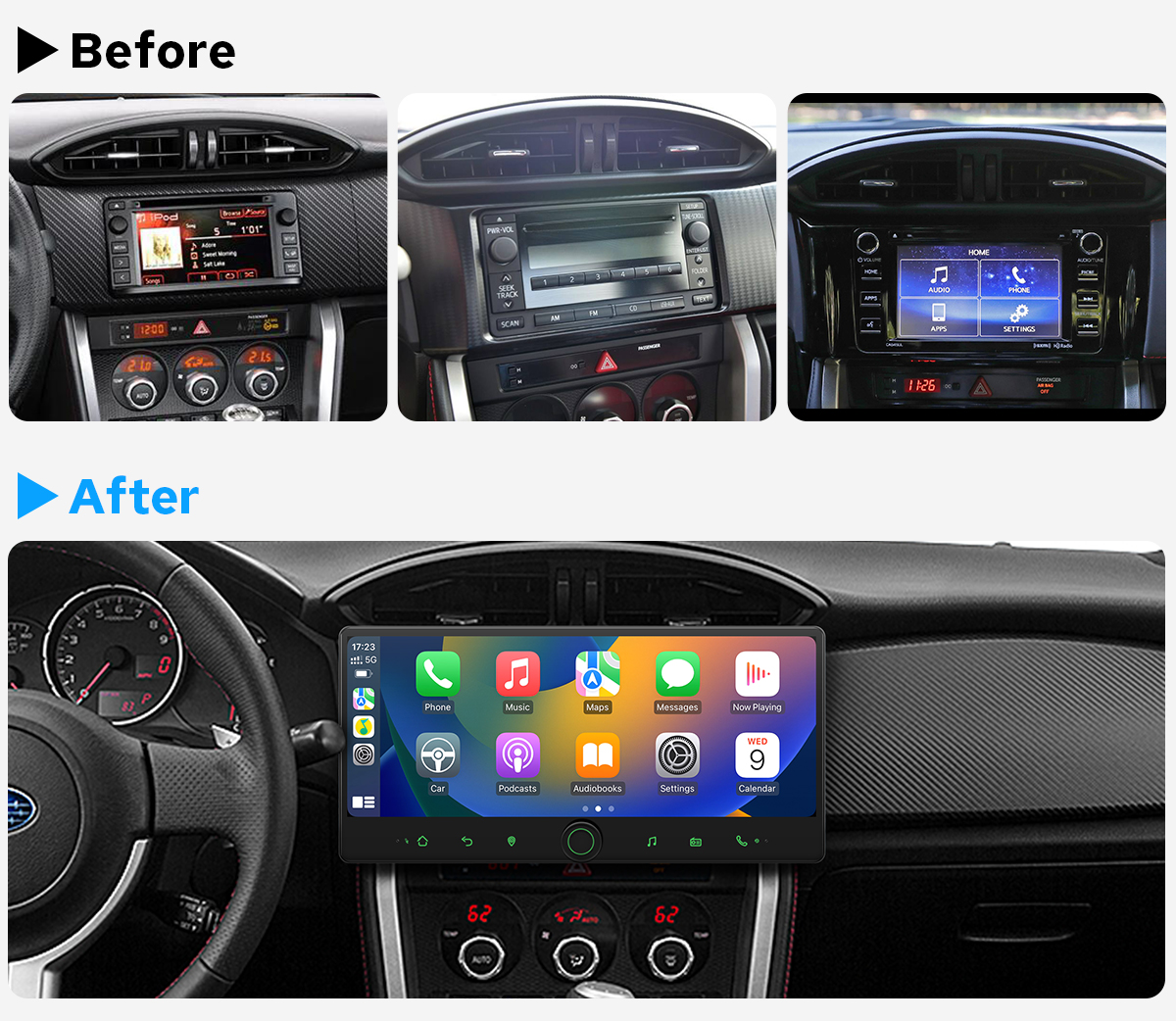 Toyota GT86 Head Unit Android 12 Autoradio - Joying