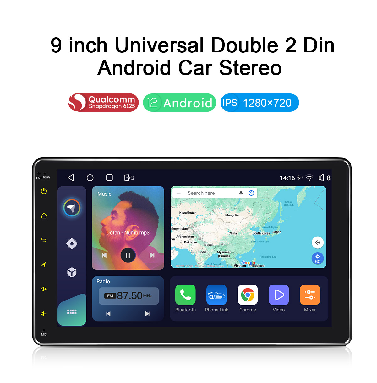Joying Android 12 Radio 2Din GPS Navigation System