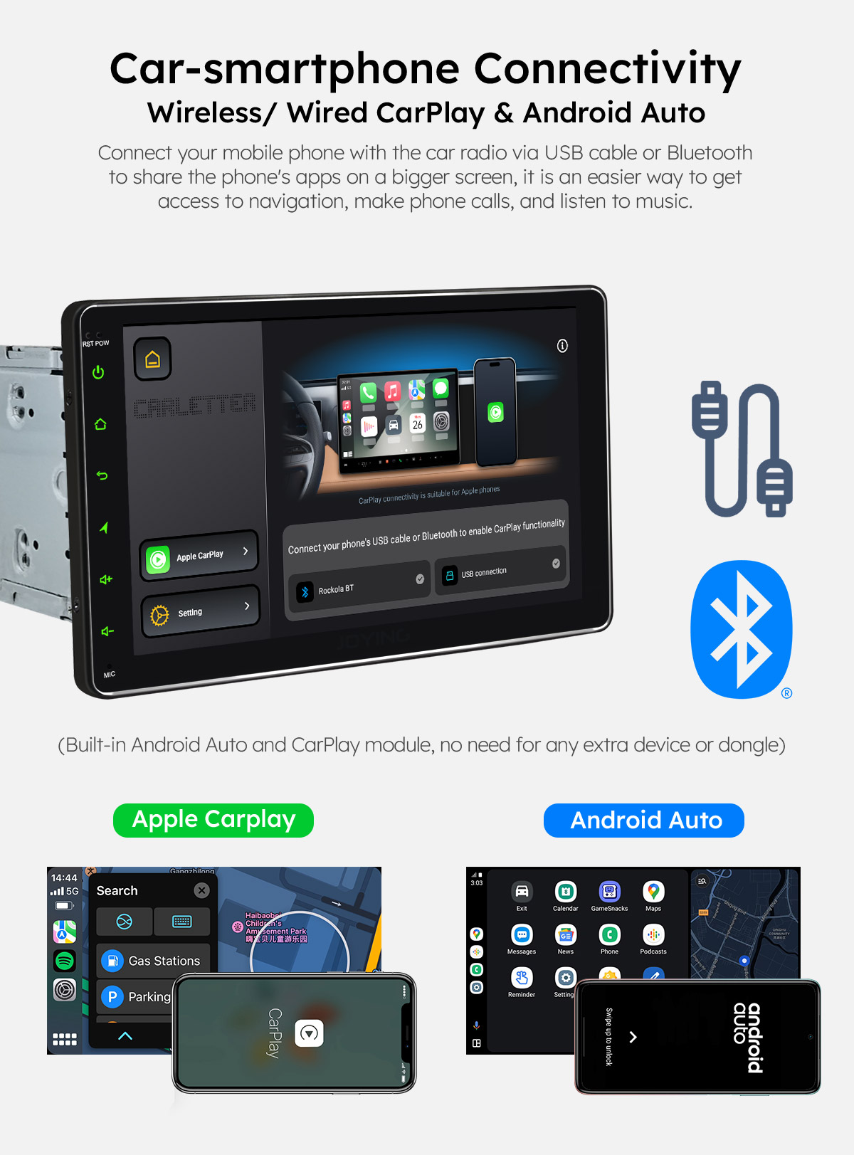 Joying Android 12 Radio 2Din GPS Navigation System