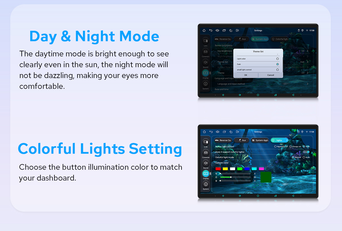 2Din Head Unit Replacement Android Autp System - Joying