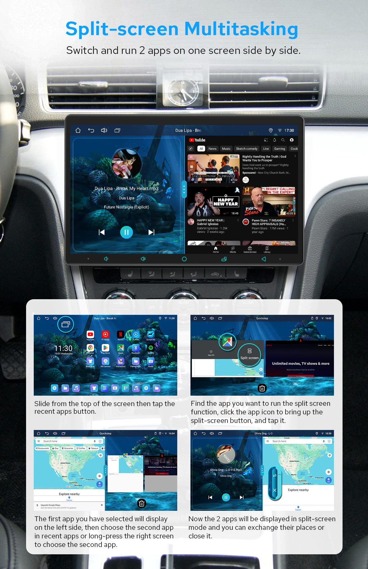 Volkwagen Android Auto Head Unit System - Joying