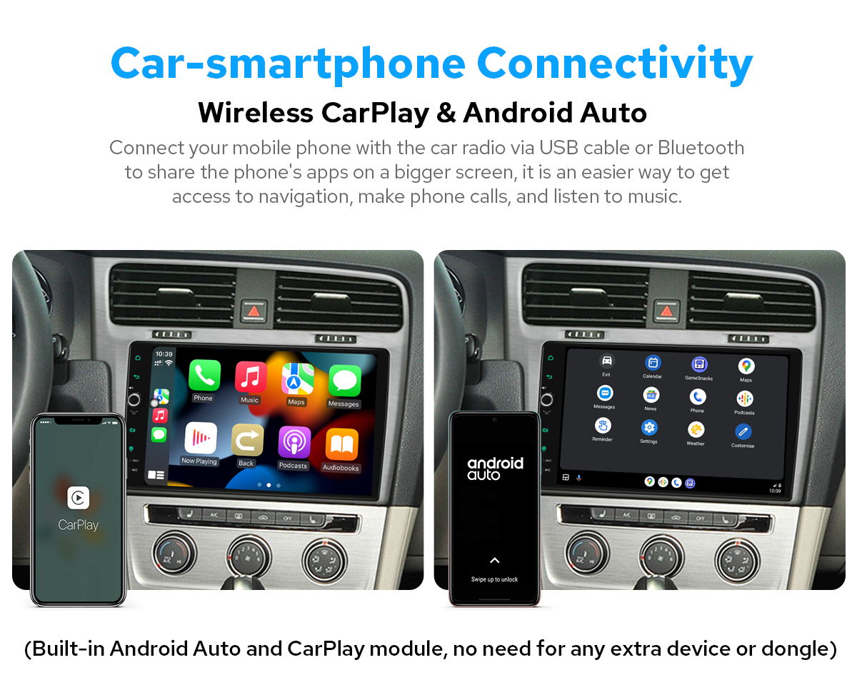 VW Golf7 MK7 GTi Android 12 Autoradio - Joying