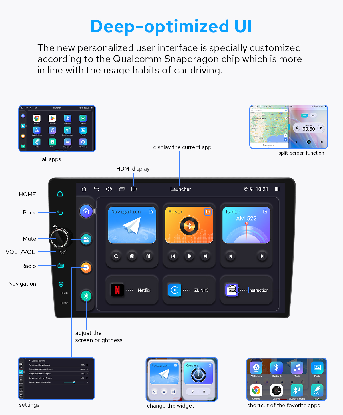 Plug and Play Android Autoradio for VW Golf 6