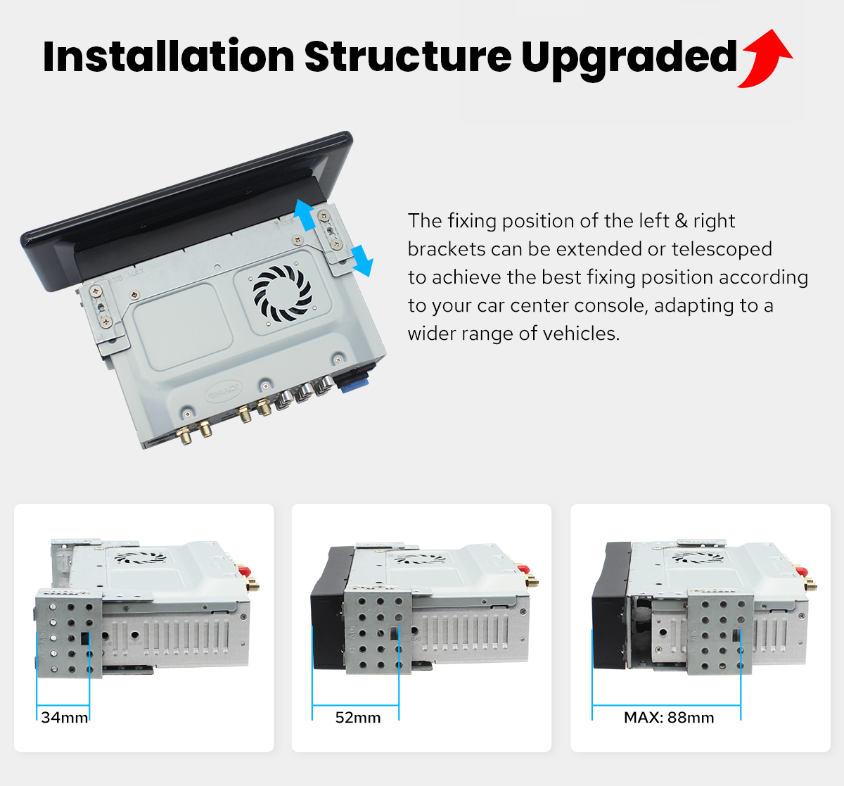 8.9 Inch Android 13 Universal Car Multimedia Radio