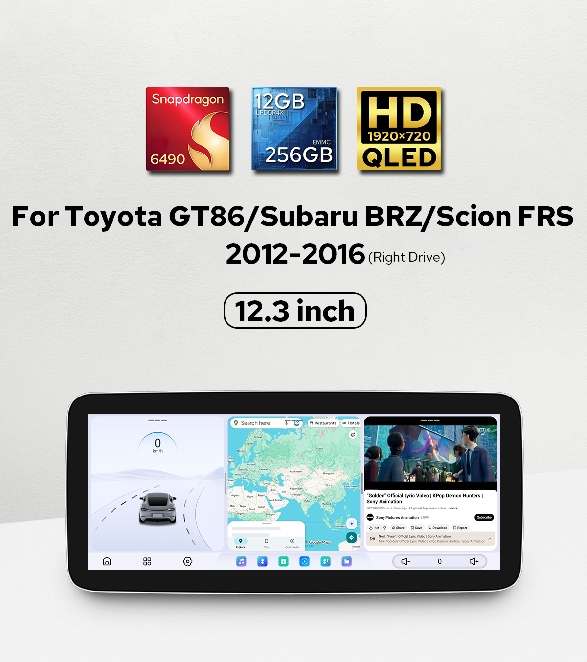 Plug&Play Toyota GT86/Subaru BRZ Android Car Stereo