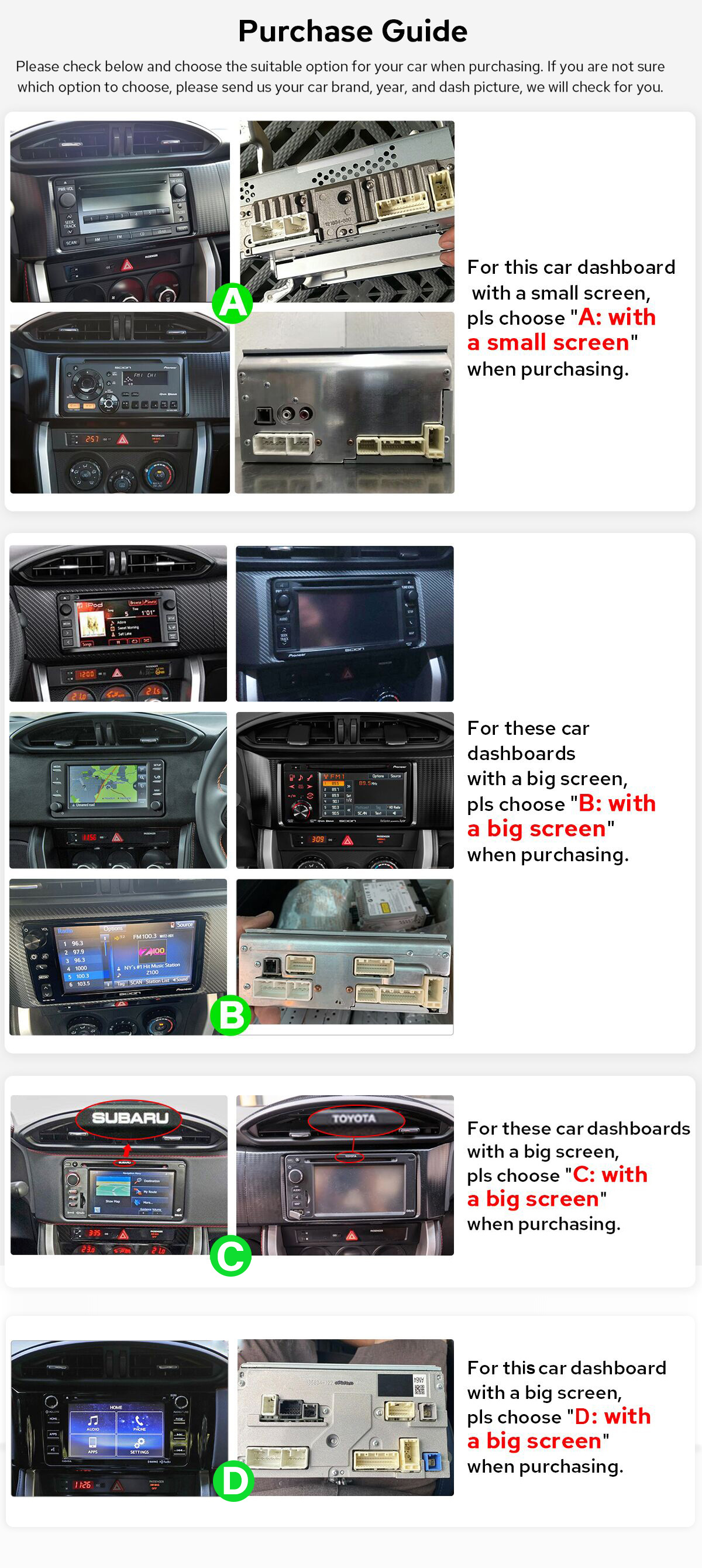 Toyota GT86 Head Unit Android 13 Autoradio - Joying