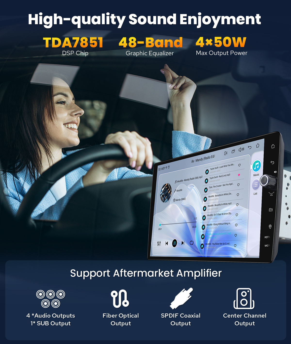 Android 13 Double Din Car Stereo - Joying