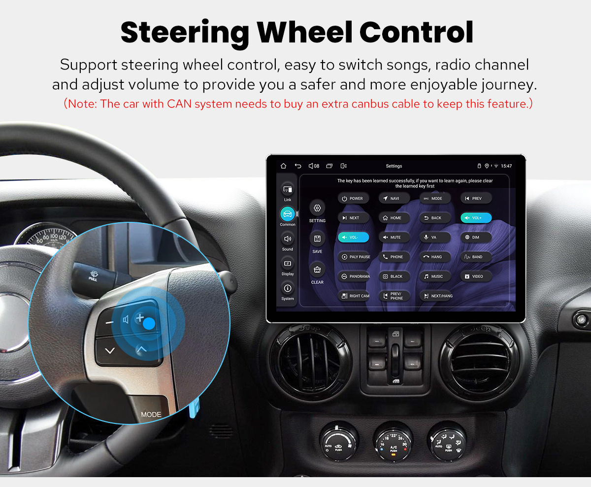 12.95 Inch Android 13 Double Din Head Unit