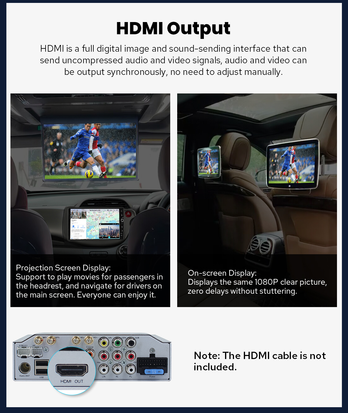 Android 13 Single Din Car Stereo - Joying