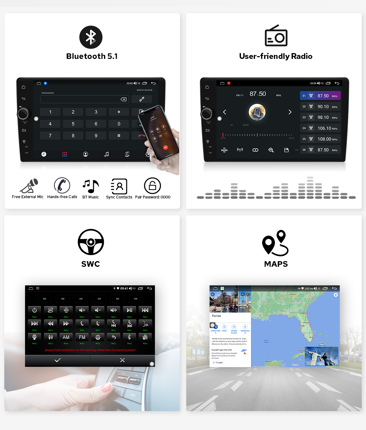 BMW E90 Aftermarket Head Unit GPS Navigation - Joying