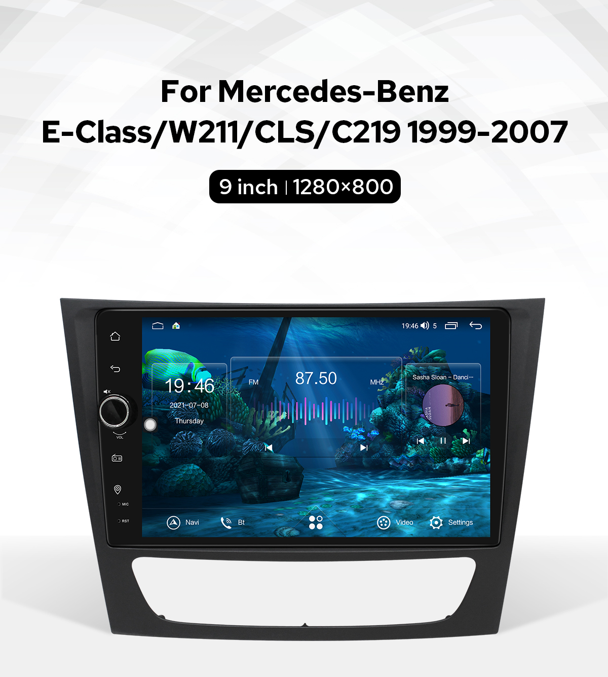 Mercedes-Benz E-Class W211 CLS C219 Head Unit