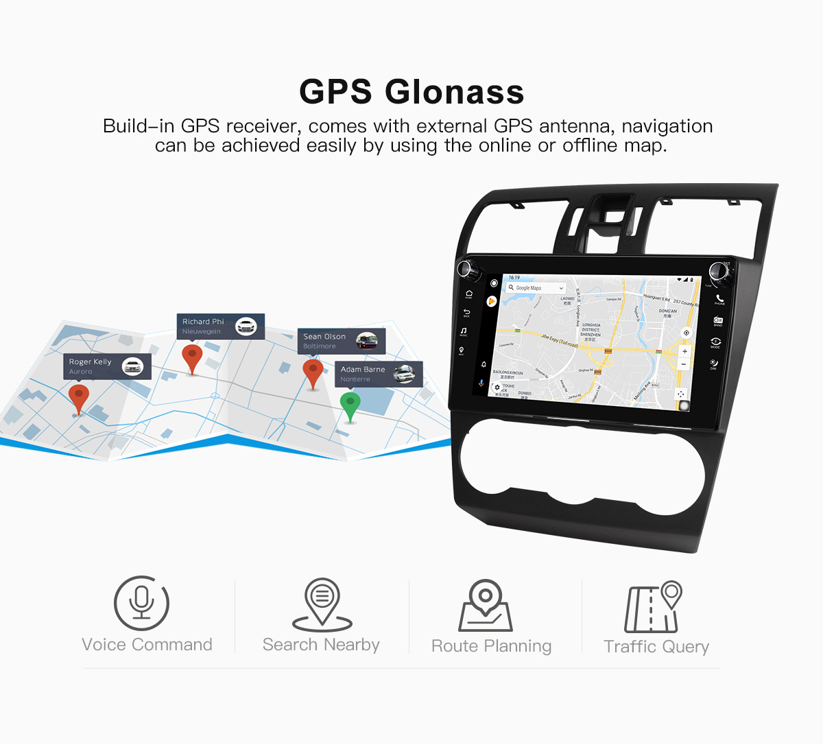 Subaru Forester 2017-2018 Android 10 Head Unit