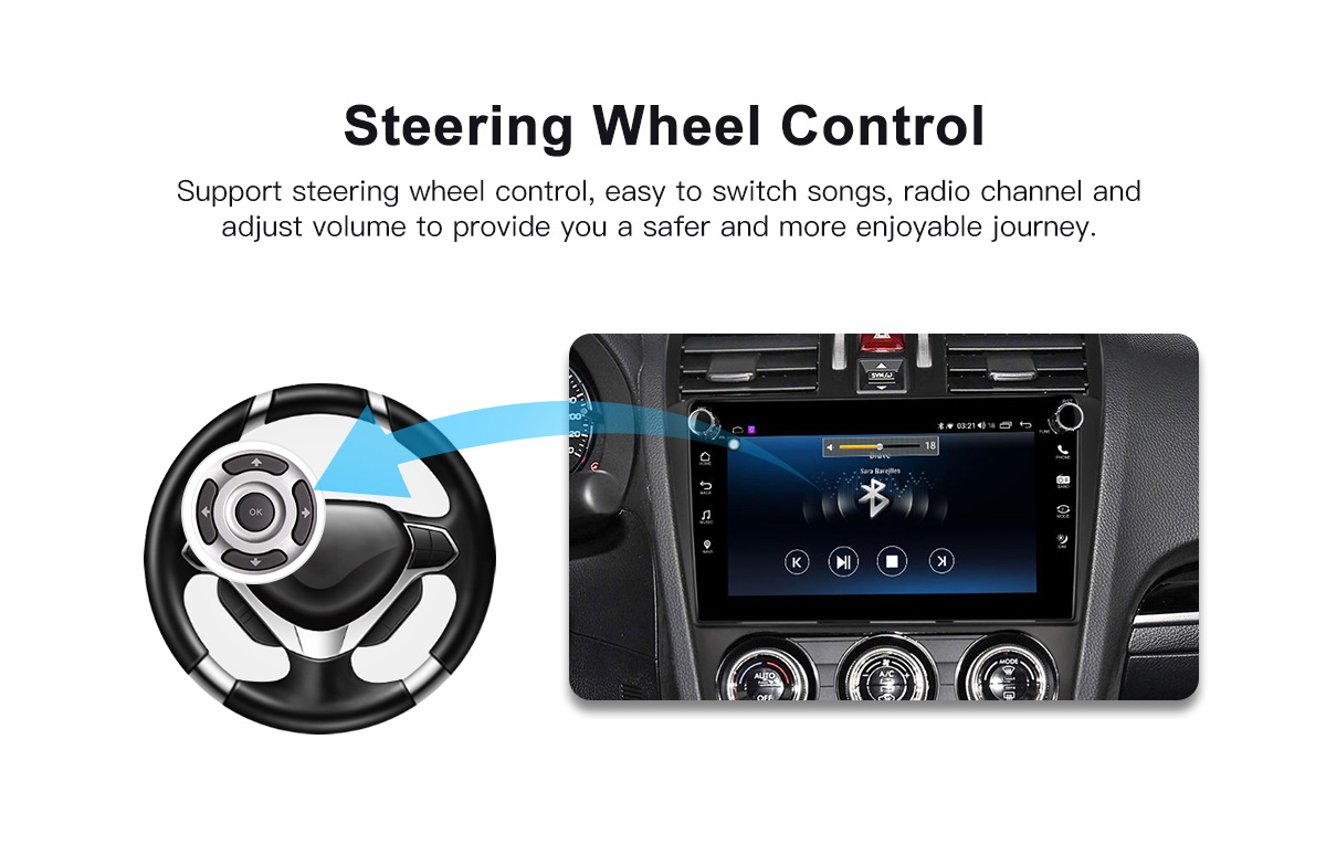 Subaru Forester 2017-2018 Android 10 Head Unit