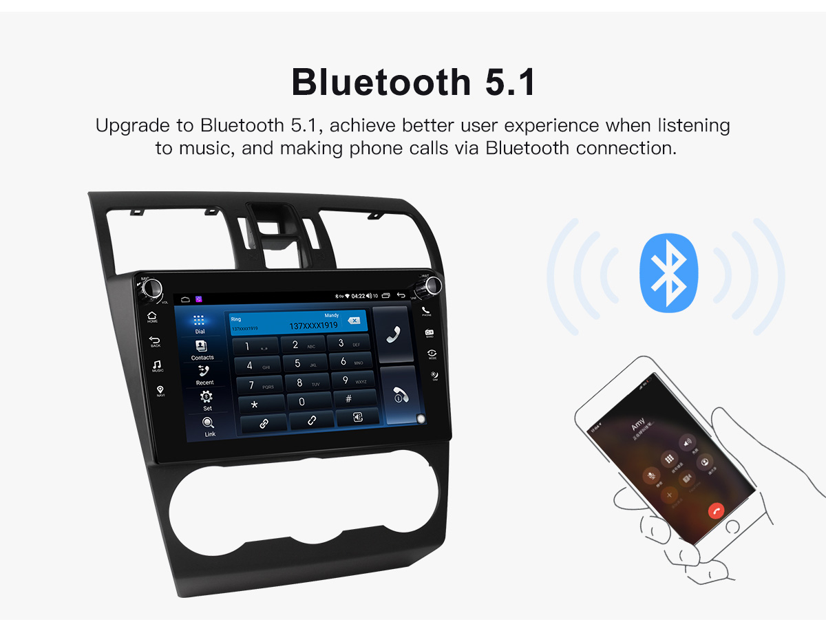 Subaru Forester 2017-2018 Android 10 Head Unit