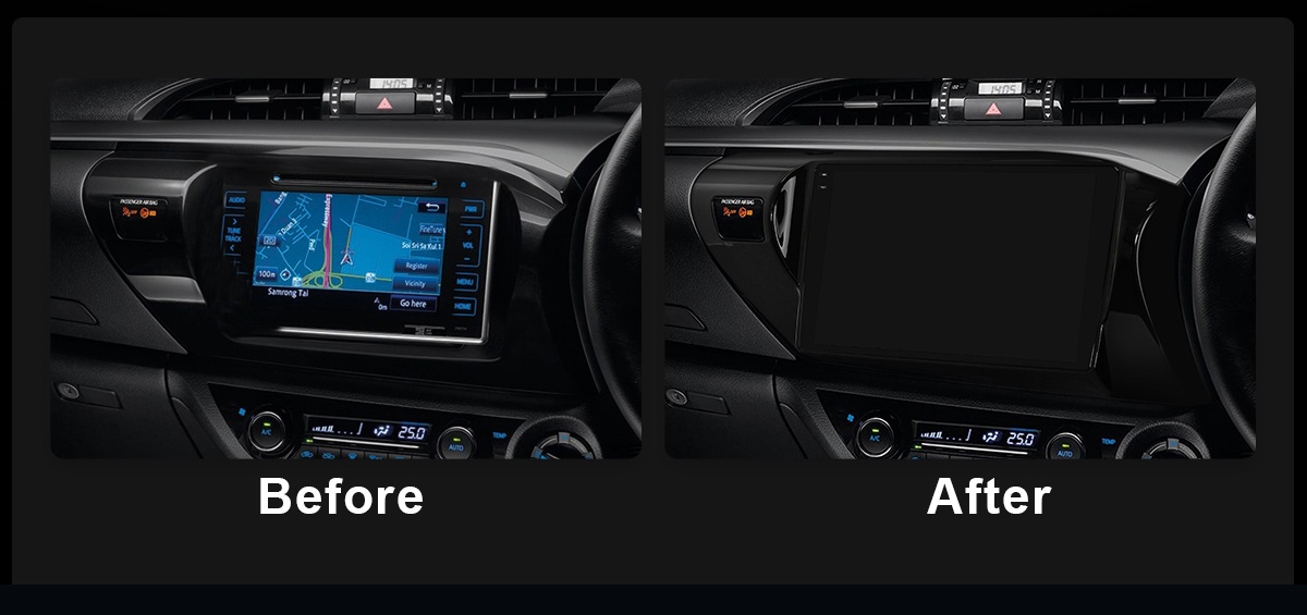 Toyota Hilux Android 10 Car Stereo Upgrade - Joying
